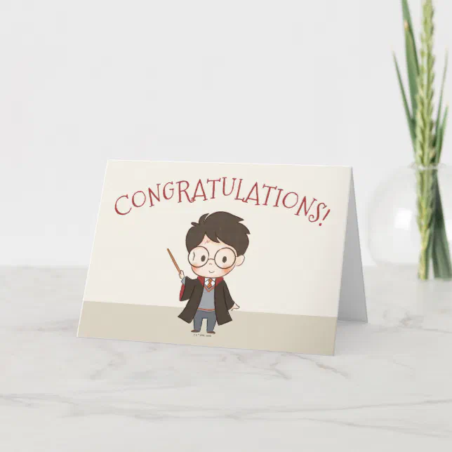 Simple Harry Potter Congratulations Card | Zazzle
