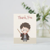 Simple Harry Potter Thank You Postcard | Zazzle