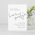 Simple Hens Night Party Invitation Template | Zazzle