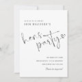 Simple Hens Night Party Invitation Template | Zazzle