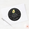 Simple Homemade Avocado Oil Label | Black | Zazzle