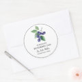 Simple Homemade Blueberry Jam Label | Zazzle