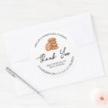 Simple Homemade Cookies Thank You Label | Zazzle
