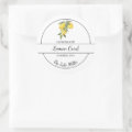 Simple Homemade Lemon Curd Label | Zazzle