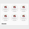 Simple Homemade Mixed Berry Jam Label | Zazzle
