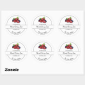 Simple Homemade Mixed Berry Jam Label | Zazzle
