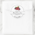 Simple Homemade Mixed Berry Jam Label | Zazzle