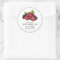 Simple Homemade Mixed Berry Jam Label | Zazzle