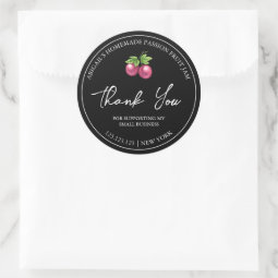 Simple Homemade Passion Fruit Jam Thank You Label | Zazzle