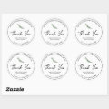 Simple Homemade Rosemary Oil Thank You Label | Zazzle