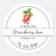 Simple Homemade Strawberry Jam Label | Zazzle