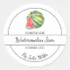 Simple Homemade Watermelon Jam Label | Zazzle