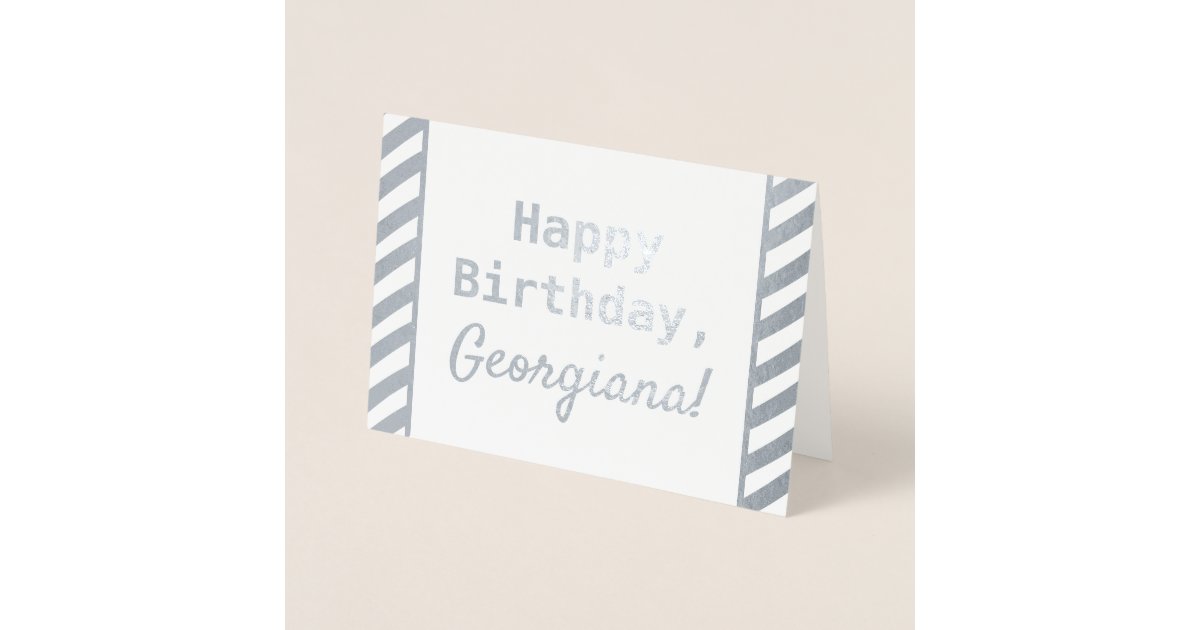 Simple, Humble "Happy Birthday" Card | Zazzle