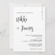 Simple Initials Script Photo Wedding Invitation | Zazzle