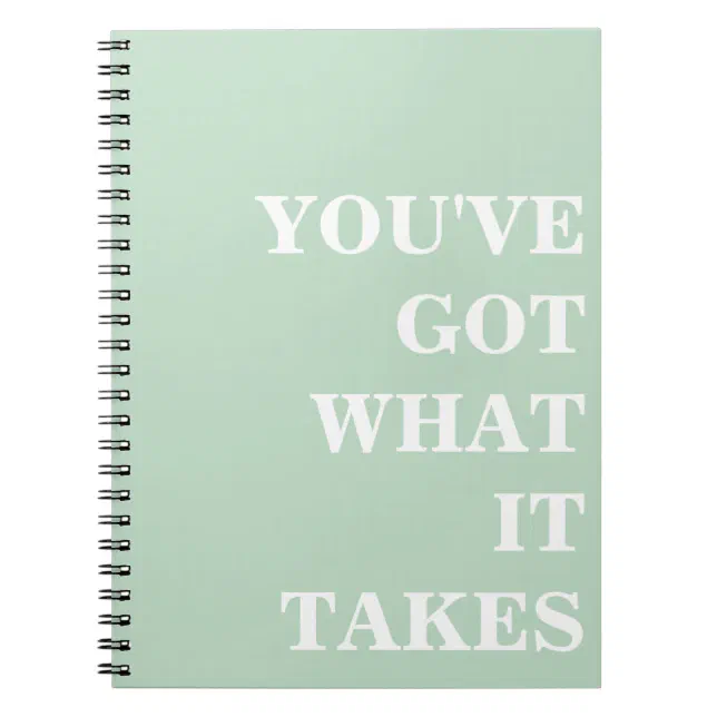 Simple Inspirational Notebook | Zazzle