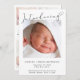 Simple Introducing Photos Baby Birth Announcement | Zazzle