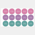 Simple Kids Back to School Waterproof Name Labels | Zazzle