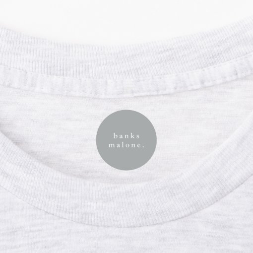 Simple Kids Name Waterproof Clothing Labels | Zazzle
