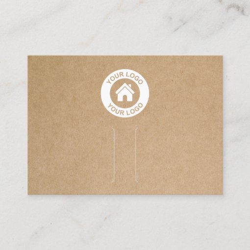 Simple Kraft Paper Hair Clip Barrette Display Card | Zazzle