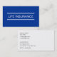Simple Life Insurance Business Cards | Zazzle
