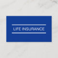 Simple Life Insurance Business Cards | Zazzle