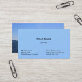 Simple ,light blue business card | Zazzle