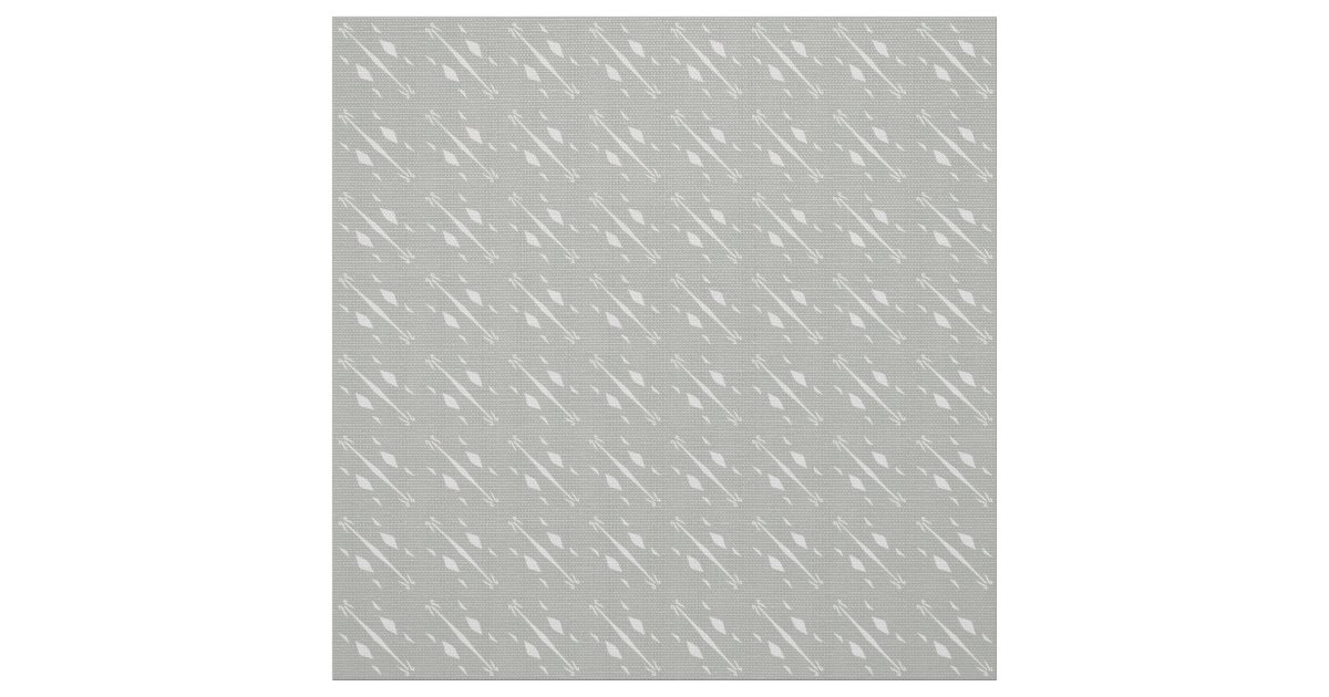 Simple light grey pattern on a grey background. fabric | Zazzle