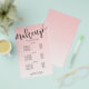 Simple light pink handwritten script calligraphy flyer | Zazzle
