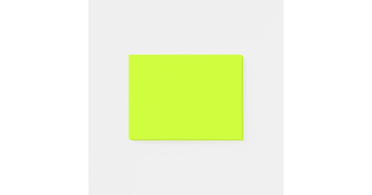 Simple Lime Green Post-it Notes | Zazzle