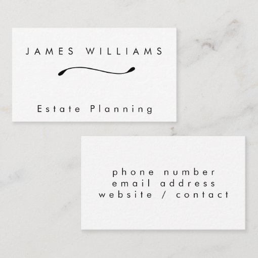 Simple Lines Business Card | Zazzle