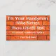 SImple Local Handyman Business Card | Zazzle