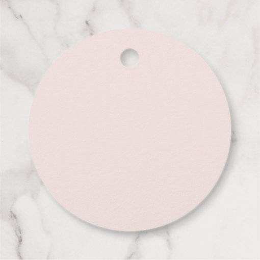 Simple Logo and Text Business Blush Pink Price Tag | Zazzle