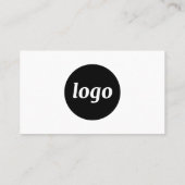 Simple Logo and Text Business Card | Zazzle