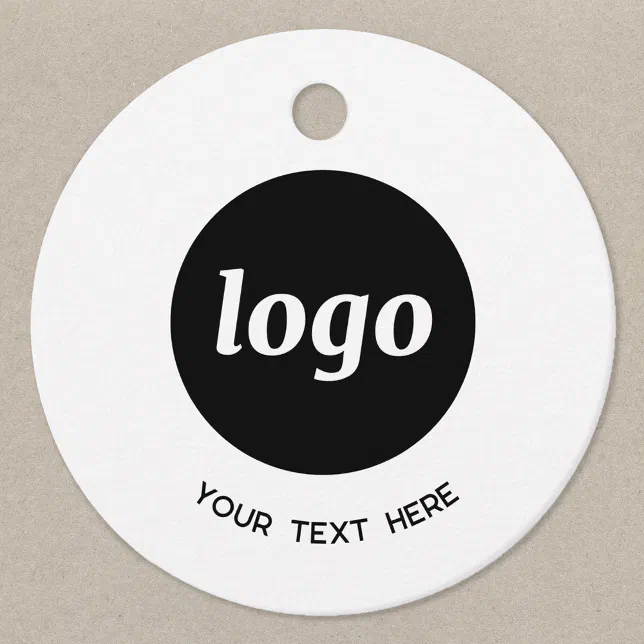 Simple Logo and Text Business Price Tags | Zazzle