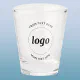 Simple Logo and Text Business Promotional Branding Shot Glass | Zazzle