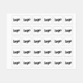 Simple Logo Business Branding Labels | Zazzle