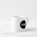 Simple Logo Business Branding Promotional Espresso Cup | Zazzle