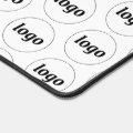 Simple Logo Business Pattern Desk Mat | Zazzle