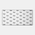 Simple Logo Business Pattern Desk Mat | Zazzle