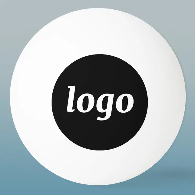 Simple Logo Business Promotional Branding Ping Pong Ball | Zazzle