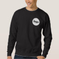 Simple Logo Business Promotional Crest Sweatshirt | Zazzle