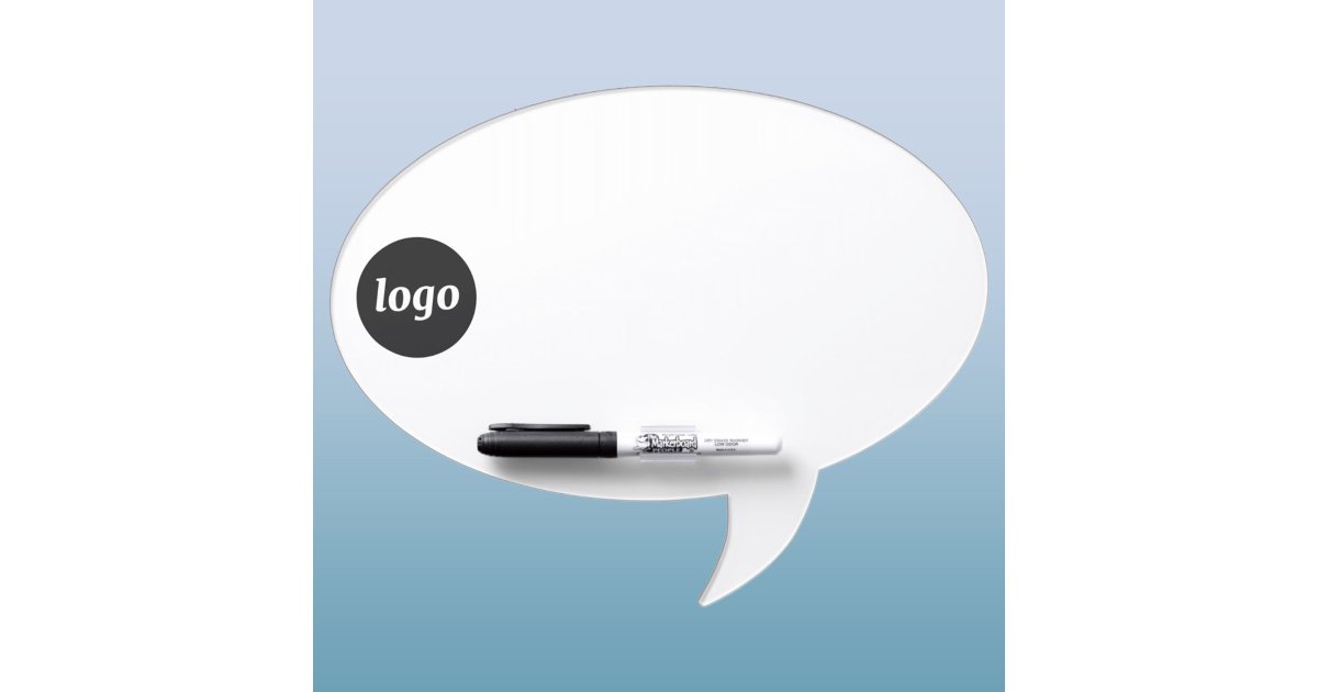 Simple Logo Business Promotional Dry Erase Board | Zazzle