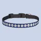 Simple Logo Business Promotional Navy Blue Pet Collar | Zazzle