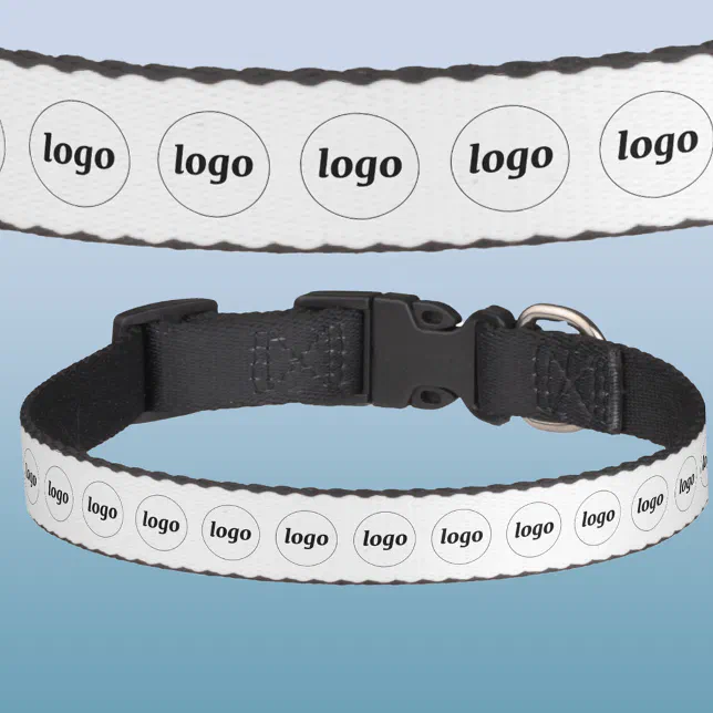 Simple Logo Business Promotional Pet Collar | Zazzle