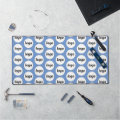 Simple Logo Pattern Business Branding Promotional Desk Mat | Zazzle