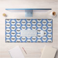 Simple Logo Pattern Business Branding Promotional Desk Mat | Zazzle