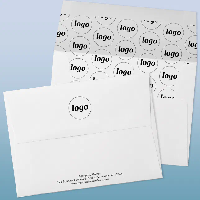 Simple Logo Professional Envelope | Zazzle