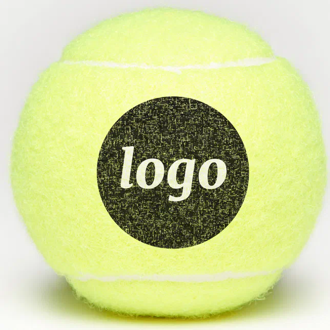 Simple Logo Promotional Branding Tennis Balls | Zazzle