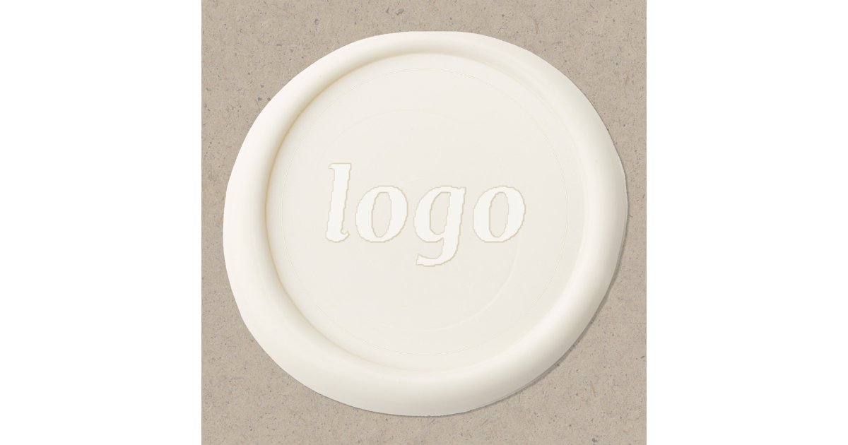 Simple Logo Promotional Business Wax Seal Sticker | Zazzle