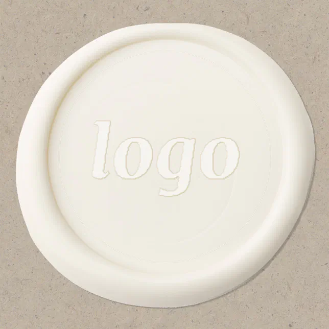 Simple Logo Promotional Business Wax Seal Sticker | Zazzle